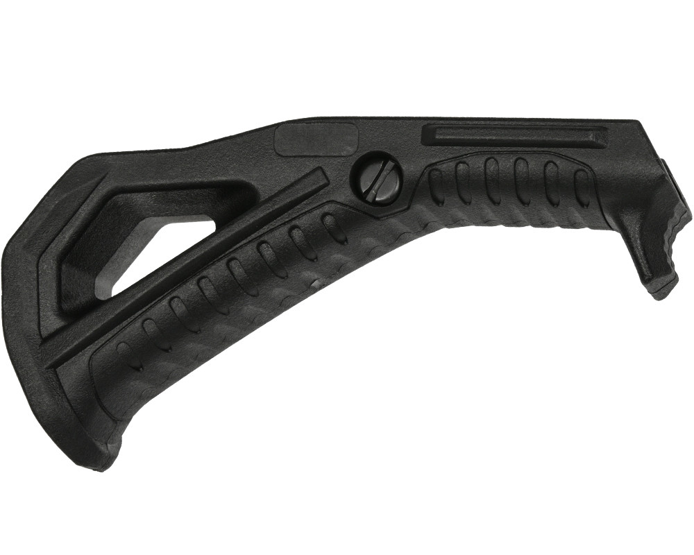 G-Force Picatinny Grooved Angled Foregrip - Black