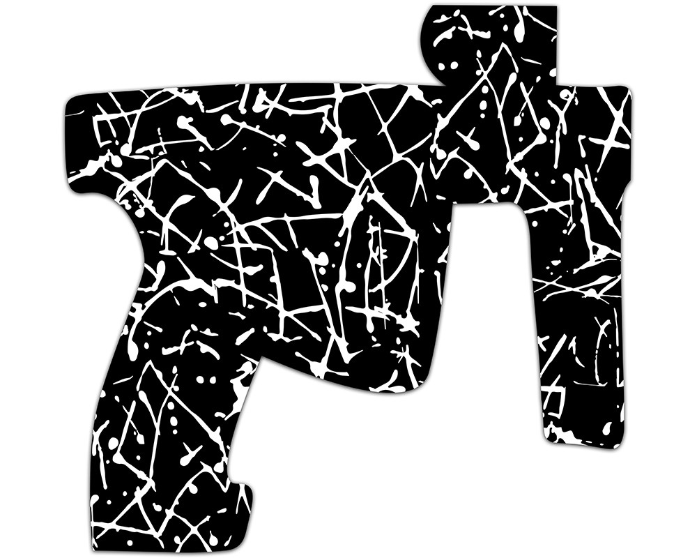 Laser Engraved Gun Design - Splash