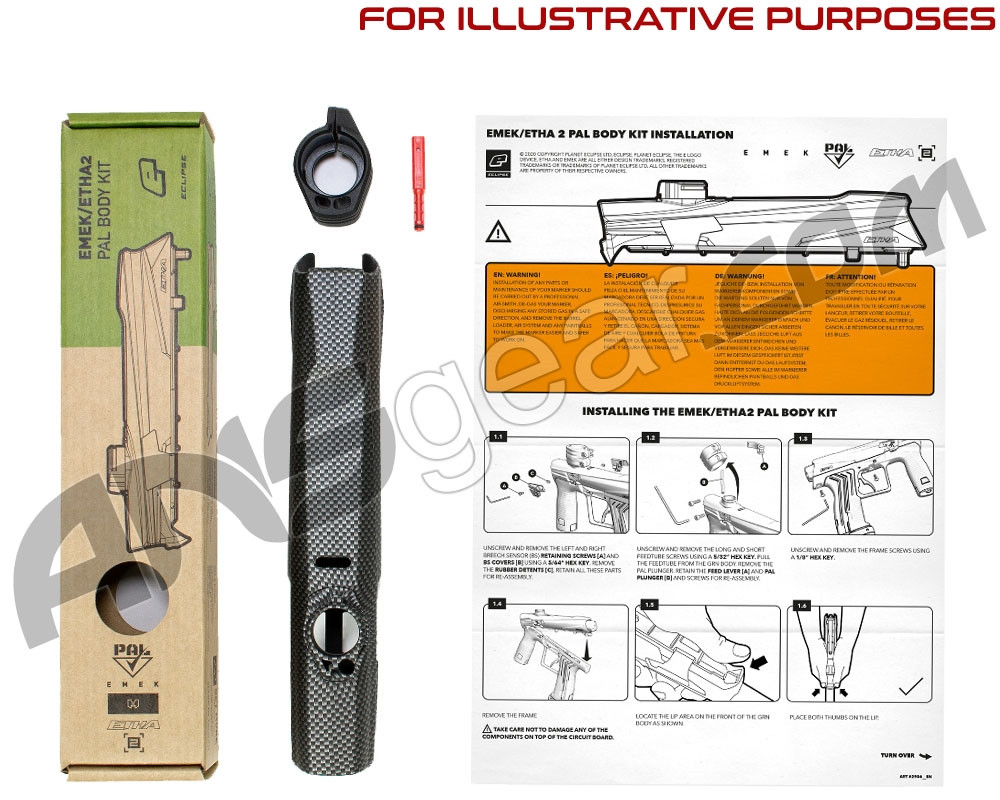 Planet Eclipse Etha 2/EMEK PAL Graphic Body Kit - Carbon