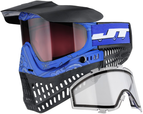 JT ProFlex Paintball Mask - Bandana Blue