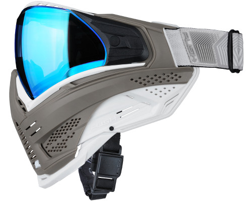 Push Unite XL Paintball Mask - Tan/White