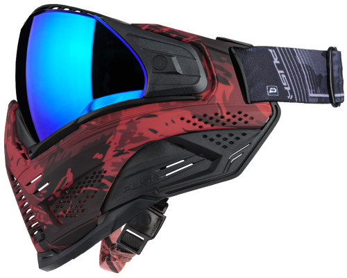 Push Unite XL Paintball Mask - Blood Camo