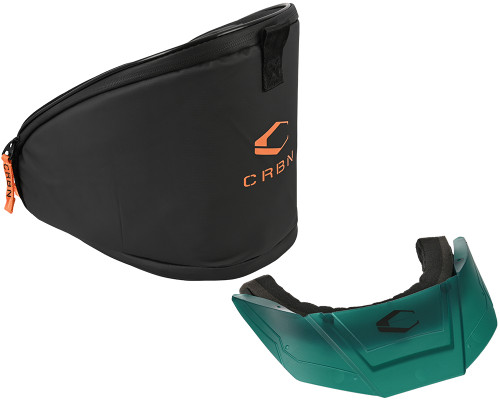 Carbon CRBN Zero Pro Paintball Mask (More Coverage) - Fade Forest