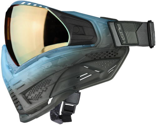 Push Unite XL Paintball Mask - FLX Teal/Grey Fade