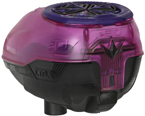 Bunkerkings CTRL2 Paintball Loader - Crystal Purple Black