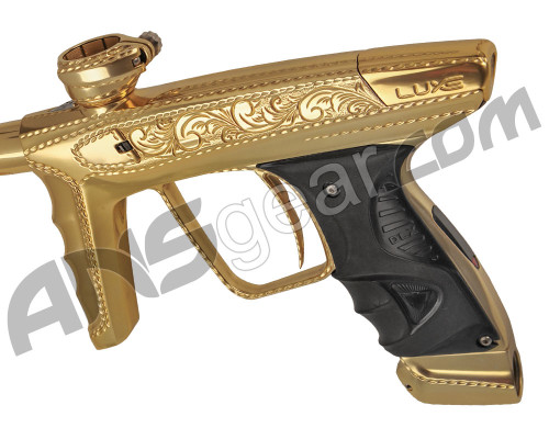 DLX Luxe X Paintball Gun w/ Premiere Engraving - Flintlock Gold