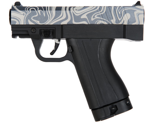 Laser Engraved Gun Design - Damascus