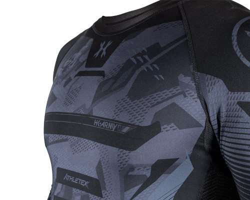 HK Army CTX Armored Compression Shirt - Black/Grey