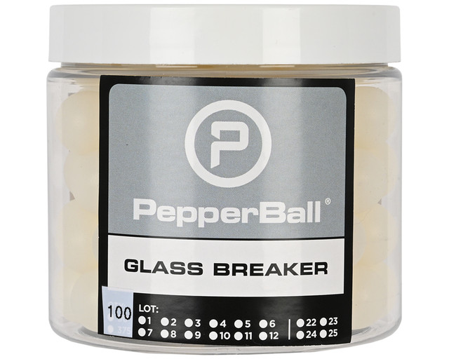 Pepperball Glass Breaker Projectiles - 100 Rounds