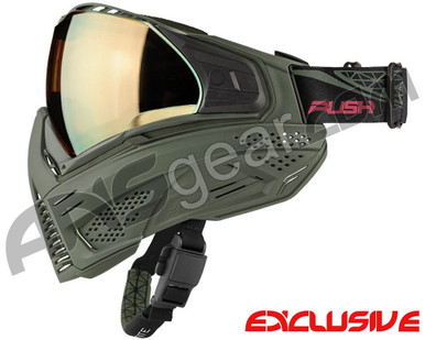Push Unite Mask - Olive/Olive w/ Chrome Gold Lens