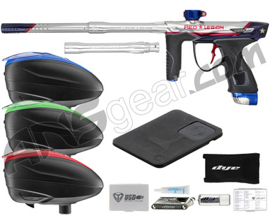 Dye M3+ 2.0 Paintball Gun With Free LTR Rotor - Red Legion