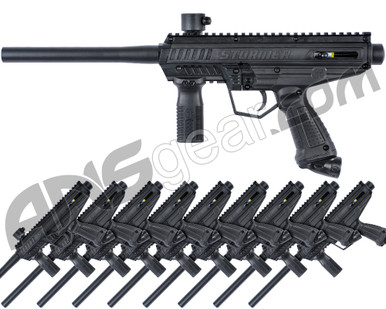 Tippmann Stormer Basic Paintball Gun Bulk Pack - Black (10 Guns)