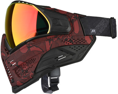 Push Unite XL Paintball Mask - Sandana Red