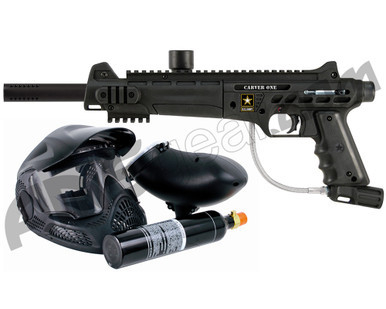 Tippmann Carver One Basic Powerpack Paintball Gun - Black (ZYX-1605)