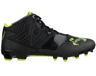 Under Armour Banshee Mid MC Paintball Cleats - Black - Size 9 (ZYX-2653)