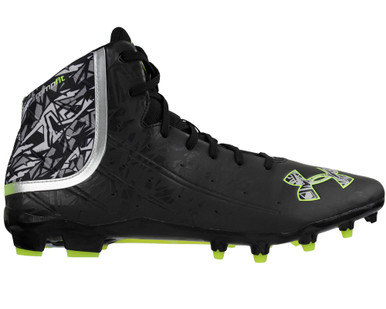 Under Armour Banshee Mid MC Paintball Cleats - Black/White - Size 12 ...