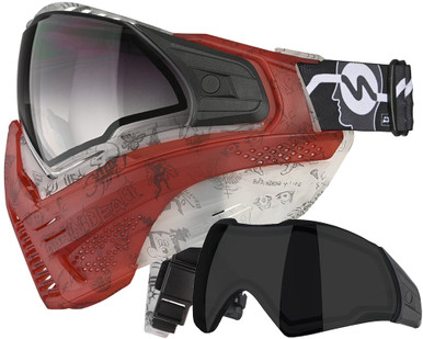 Push Unite Paintball Mask w/ Free Additional Smoke Lens - Red We Are ...
