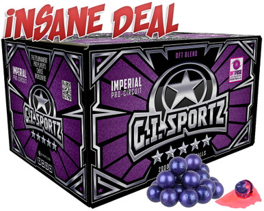 GI Sportz 5 Star 2,000 Round Paintball Case - Nuclear Pink Fill ( .68 ...