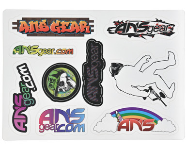 ANSgear.com Baller Sticker Sheet - Lime