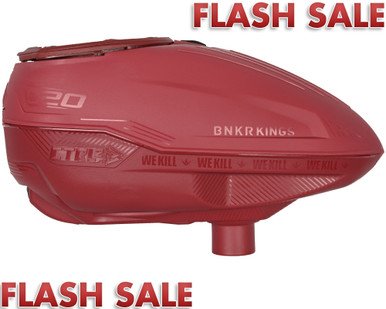 Bunkerkings CTRL2 Paintball Loader - Dark Red