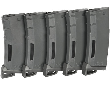 Lancer Tactical 130 Round High Speed Mid-Cap Magazine (5 Pack) - Gray ...
