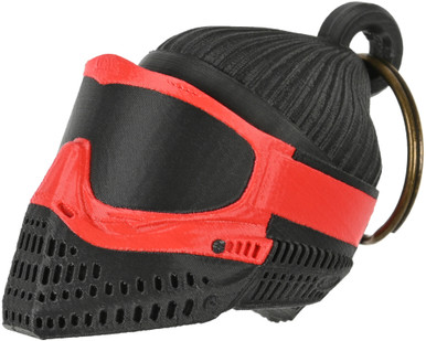 Paintball DNA JT Flex Mask Keychain - Red