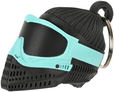 Paintball DNA JT Flex Mask Keychain - Teal