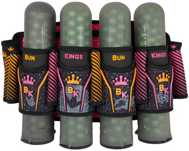 Bunkerkings Fly2 Pack Paintball Harness w/ 8 ESC Pods - 4+7 - Pink Box ...