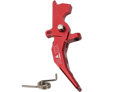 Maxx Model CNC Aluminum Advanced Speed Trigger Style C - Red (MX-TRG002SCR)