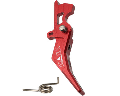 Maxx Model CNC Aluminum Advanced Trigger Style B - Red (MX-TRG001SBR)