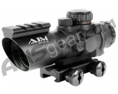 Aim Sports Recon Series 4X32mm Rifle Scope w/ Rapid Ranging Reticle ...