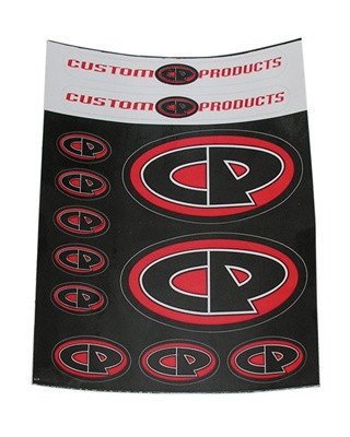 Custom Products Sticker Sheet - Black - ANSgear.com