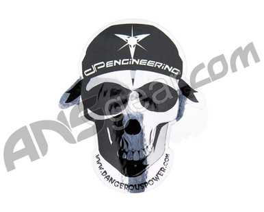 Dangerous Power Skull Sticker - ANSgear.com