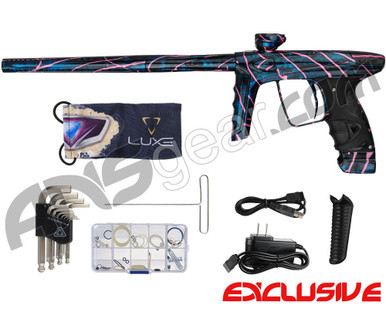 DLX Luxe Ice Paintball Gun - Splash Acid Teal/Pink - ANSgear.com