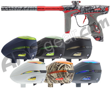 Dye DM15 Paintball Gun w/ Free R2 Loader - PGA Skinned Red - ANSgear.com