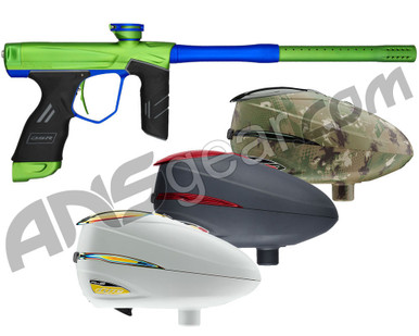 Dye DSR Paintball Gun With FREE Dye R2 Rotor Loader - Green/Cobalt