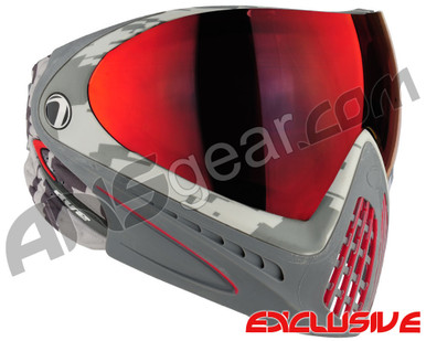 Dye Invision I4 Pro Mask - Airstrike Red w/ Dyetanium Northern Fire Lens