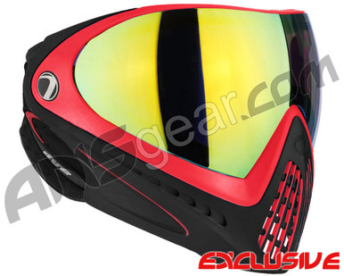 Dye Invision I4 Pro Mask - Red w/ Dyetanium Northern Lights Lens