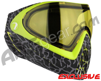 Dye Invision I4 Pro Mask - Skinned Lime w/ Yellow Lens