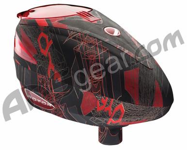 2013 Dye Rotor Paintball Loader - Cubix Red - ANSgear.com