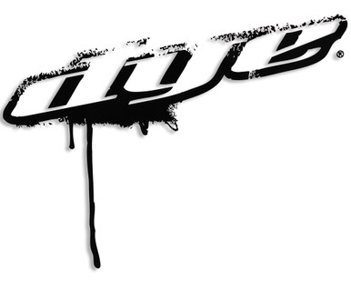 Dye Paintball Sticker Drip Angle 8" - Black - ANSgear.com