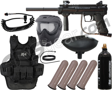 Empire BT-4 Slice Combat Heavy Gunner Paintball Gun Package Kit