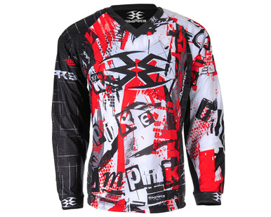 Empire Contact TT Padded Paintball Jersey - Ransom Red