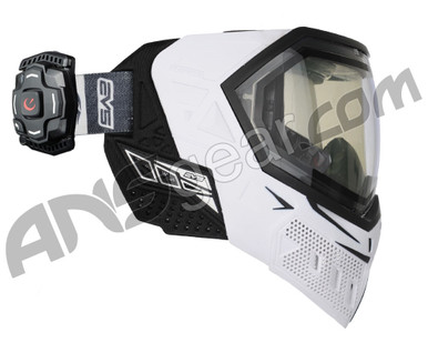 Empire EVS Paintball Mask w/ Recon HUD - White/Black - ANSgear.com