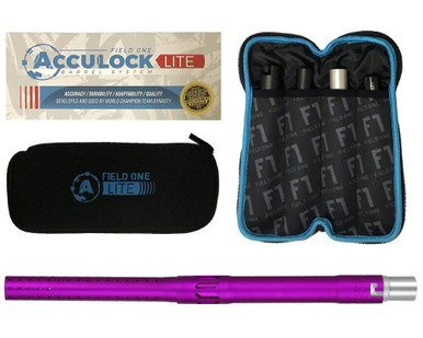 Field One Acculock Lite Barrel Kit - Autococker Threaded - Electric Purple