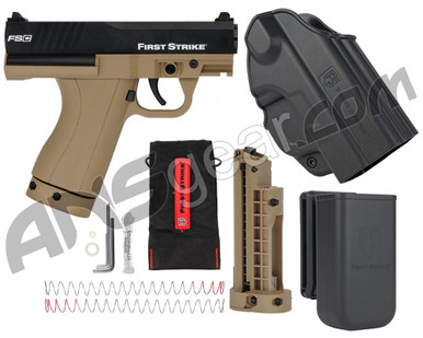 First Strike Compact FSC Paintball Pistol w/ FREE Pistol & Mag Holsters ...