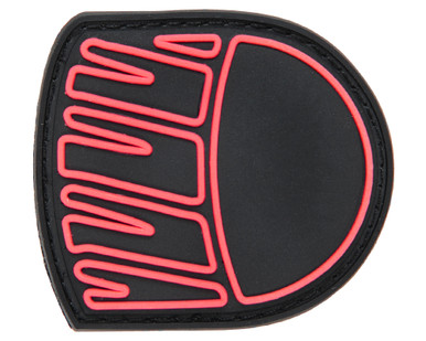 First Strike Rubber Velcro Patch - 2" FSR - Red