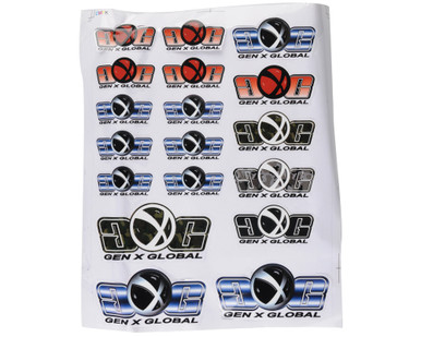 Gen X Global Sticker Sheet - 18 Stickers - ANSgear.com