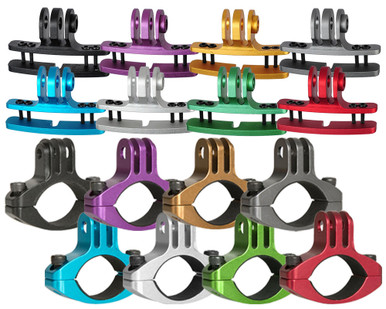 HK Army GoPro Goggle & Barrel Camera Mount Package - 2 Mounts