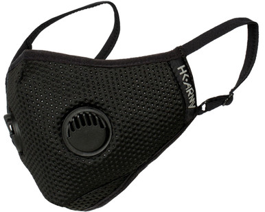 HK Army FLTRD Air Carbon Filtered Face Mask - Black